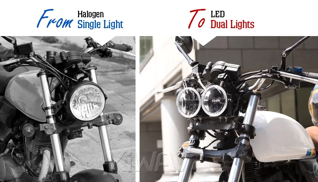 How to upgrade your motorcycle headlight to LED? This is how I change ...