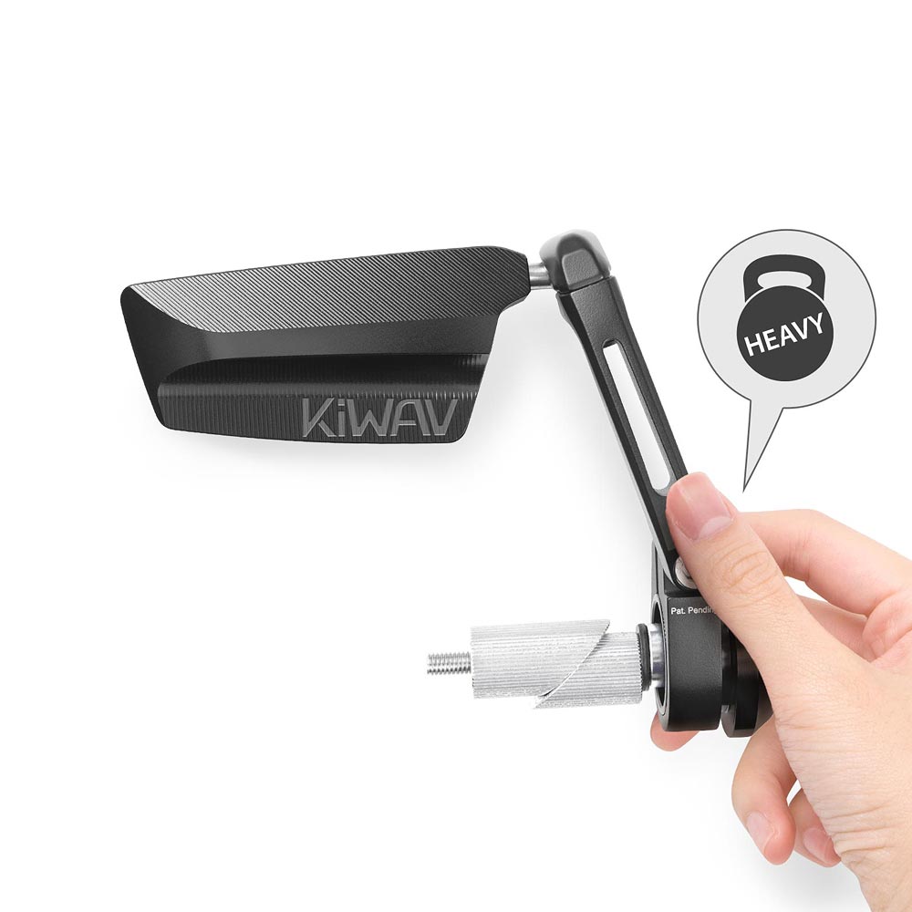 bar end mirrors: Leap black heavy weight bar end mirror RH compatible ...