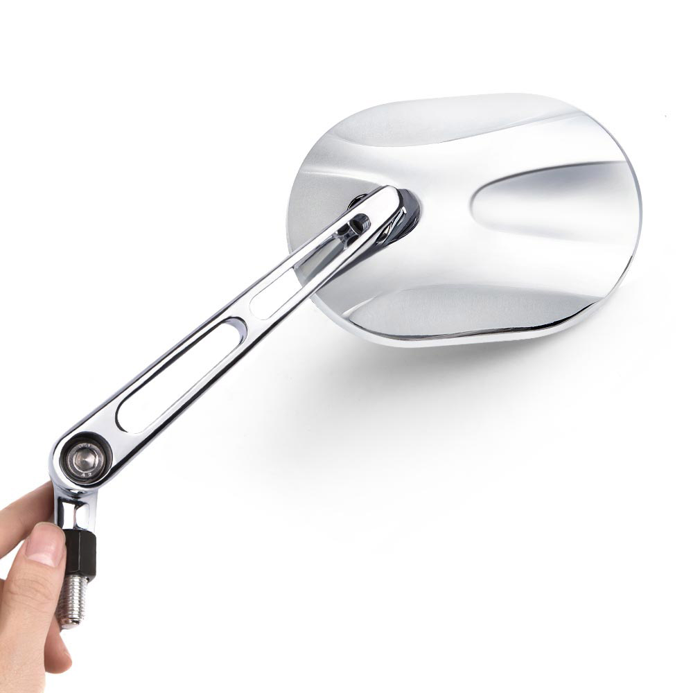 All Products: Stark chrome mirrors compatible with M10 metric bike & Harley Davidson