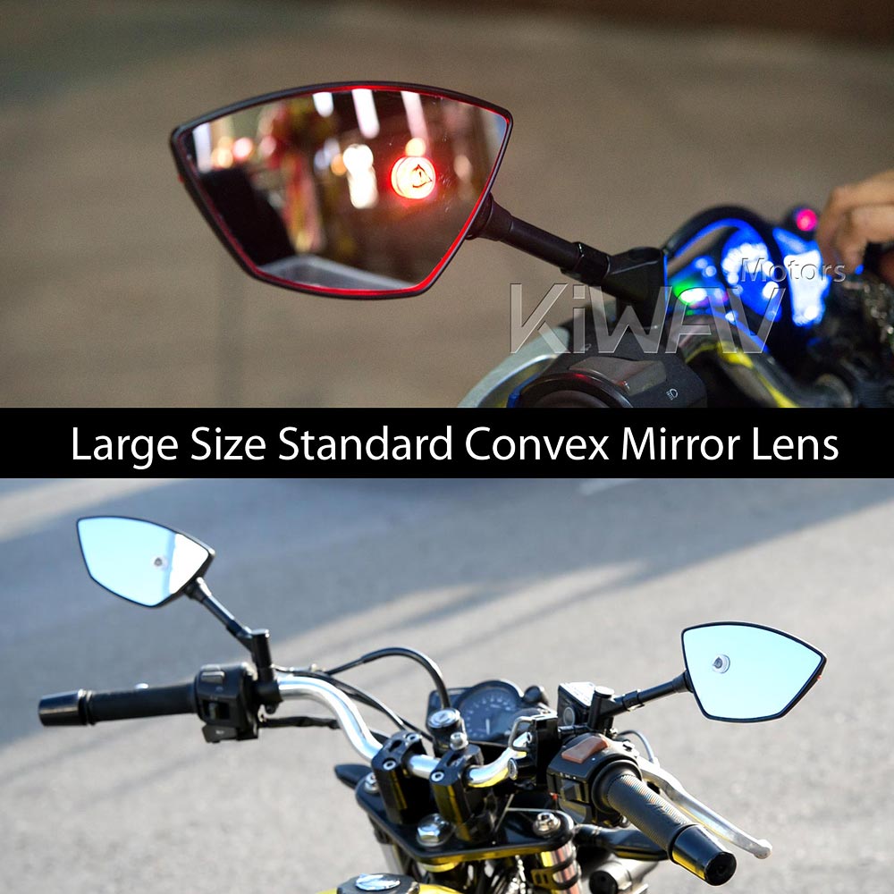 Mirrors: BSD system with Redline mirrors compatible with Harley ...