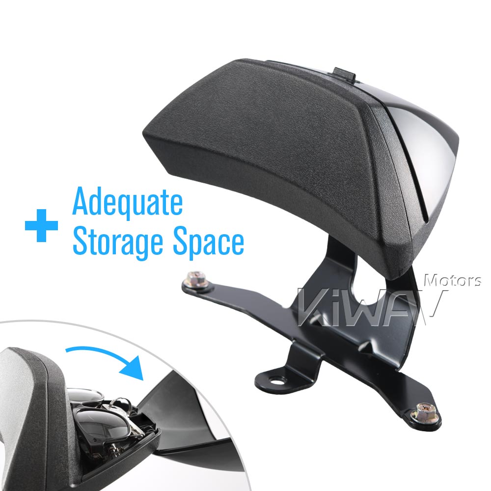 All Products: motorcycle backrest BEE with storage box and steel bracket G6