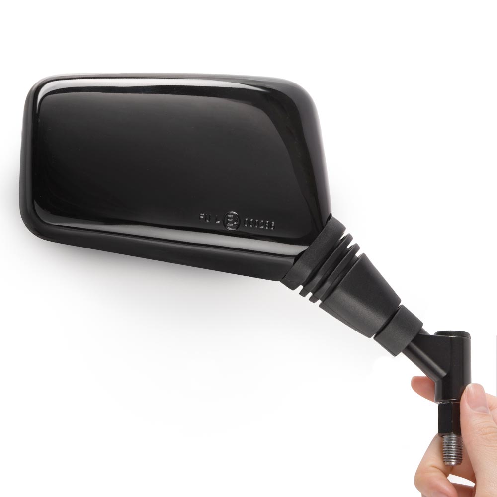 Mirrors: Brick black 10mm mirror RH for motorcycle